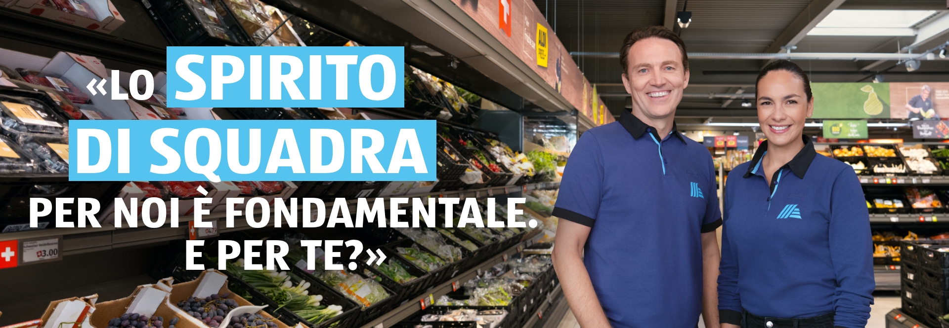 Diventa parte del team di filiale | ALDI SUISSE